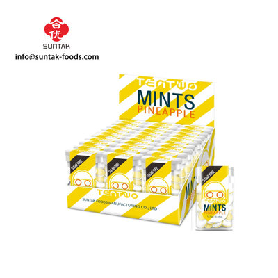Private label customized sugar free Tic Tac Mints Fruity in plastic candy
