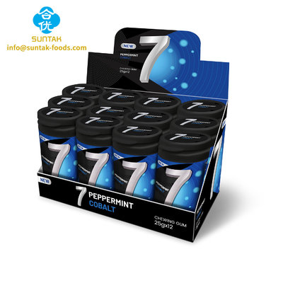 Plastic Bottle Sugar Peppermint Flavor Chewing Gum For Young People