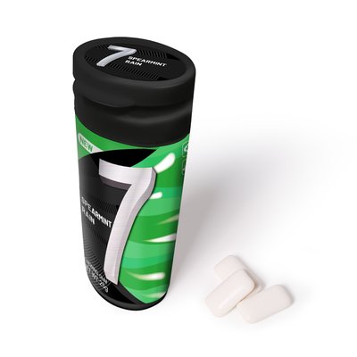Plastic Bottle Sugar Peppermint Flavor Chewing Gum For Young People