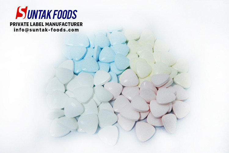 Personalized Bulk Colorful Mint Candies / Sugar Free Hard Candy