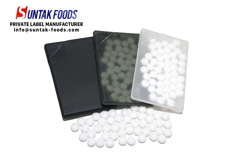 Sugar free mints hot seller stock items for refresh breath and throat lozenge