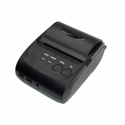 Black Outdoor Recaipt Printer Handheld 2 inch Mini Mobile Android Ticket 58mm Portable Bluetooth Thermal Printer