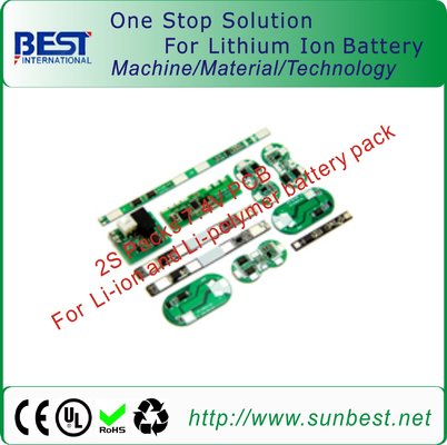 2S2A Protection Circuit Module (PCM/BMS/PCB) For 7.4V Li-ion/Li-Polymer Battery Packs supplier