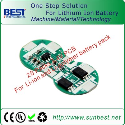 2S2A Protection Circuit Module (PCM/BMS/PCB) For 7.4V Li-ion/Li-Polymer Battery Packs supplier
