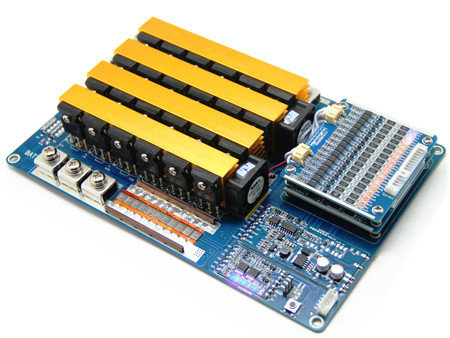 3-96S/200A Battery Management system BMS 11.1~307.2V with SMBus,I2C/HDQ communication protocol for LiFePO4 Battery Pack supplier