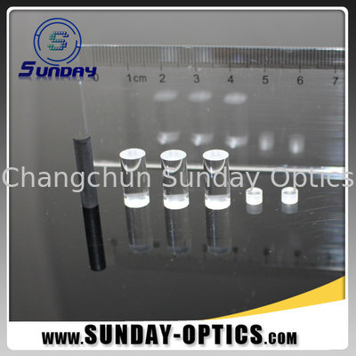 1mm to 600mm Rod Lens Optical Cylindrical Lens BK7k9 Sapphire Fused Silica(JGS1) Caf2 ZnSe Si Ge Made in China