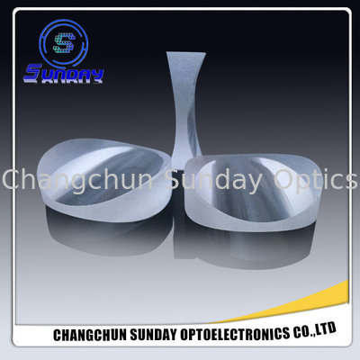 1mm to 600mm Double Concave Cylindrical Optical Lens BK7k9 Sapphire Fused Silica(JGS1) Caf2 ZnSe Si Ge Made in China
