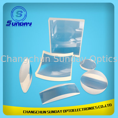 1mm to 500mm Double Convex Cylindrical Optical Lens BK7k9 Sapphire Fused Silica(JGS1) Caf2 ZnSe Si Ge Made in China