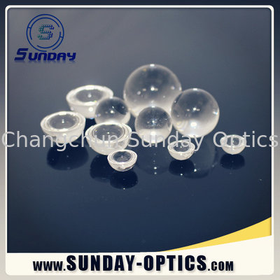 0.6mm -300mm Half Ball Lens Optical Lens BK7k9 Sapphire Fused Silica(JGS1) Caf2 ZnSe Ruby