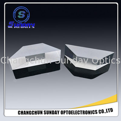 0.5mm-600mm Dove Prism Optical Prism Bk7k9 Sapphire Fused Silica ZnSe CaF2 Si Ge  Coated AR, HR, Al, Silver, Gold