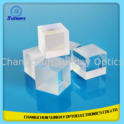 10x10x10mm Beam Splitter Cube Optical Prism Bk7k9 Sapphire Fused Silica ZnSe CaF2 Si Ge Coated AR,HR,Al,Silver,Gold