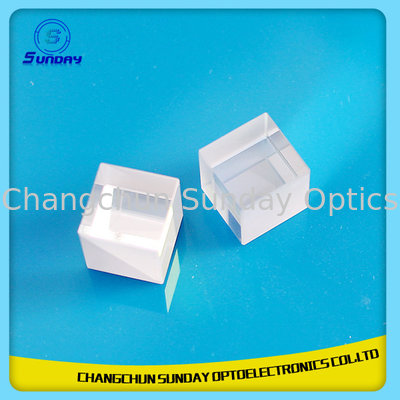10x10x10mm Beam Splitter Cube Optical Prism Bk7k9 Sapphire Fused Silica ZnSe CaF2 Si Ge Coated AR,HR,Al,Silver,Gold