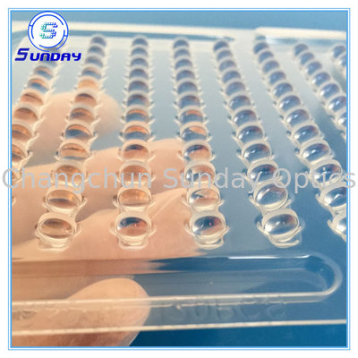 Small Aspheric Lens for laser glass Dia.3mm 6mm 400-700nm, STOCK.