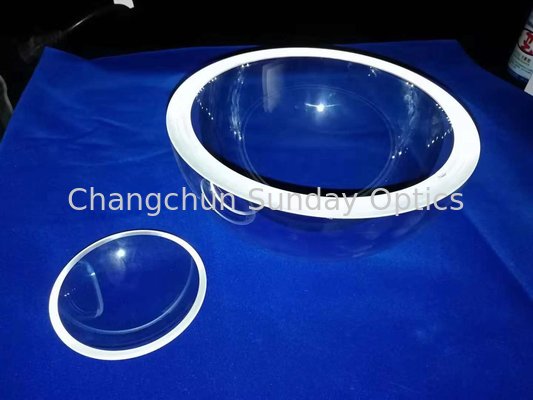 Optical Glass Dome Lens UV Fused Silica,BK7 K9,Sapphire,3mm to 400mm, AR Coated 400-1550nm