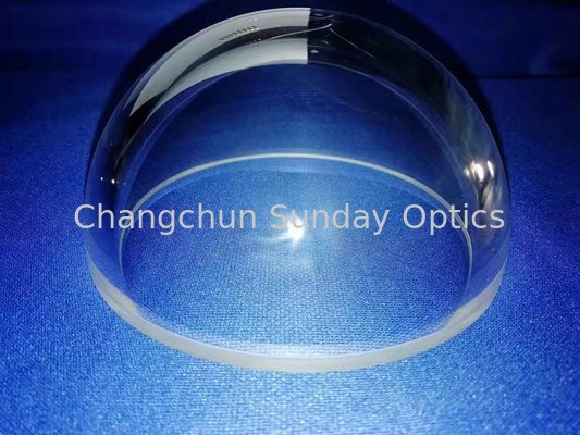 Optical Glass Dome Lens UV Fused Silica,BK7 K9,Sapphire,3mm to 400mm, AR Coated 400-1550nm