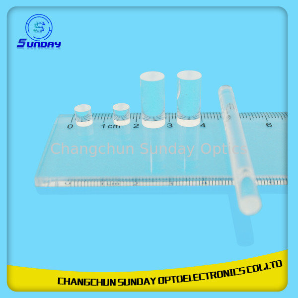 1mm to 600mm Rod Lens Optical Cylindrical Lens BK7k9 Sapphire Fused Silica(JGS1) Caf2 ZnSe Si Ge Made in China