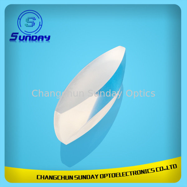 1mm to 500mm Double Convex Cylindrical Optical Lens BK7k9 Sapphire Fused Silica(JGS1) Caf2 ZnSe Si Ge Made in China