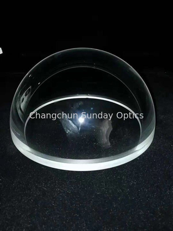 Optical Glass Dome Lens UV Fused Silica,BK7 K9,Sapphire,3mm to 400mm, AR Coated 400-1550nm