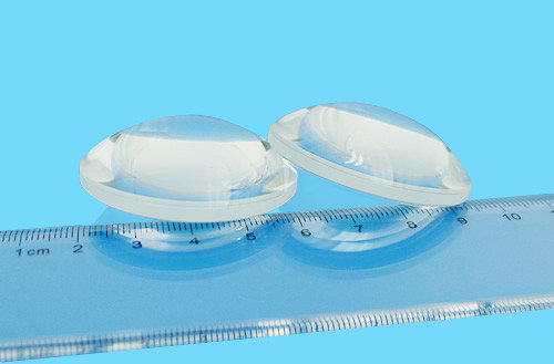 All kinds of material customized size with coating  coating  optical double convex lens for magnifying glass supplier