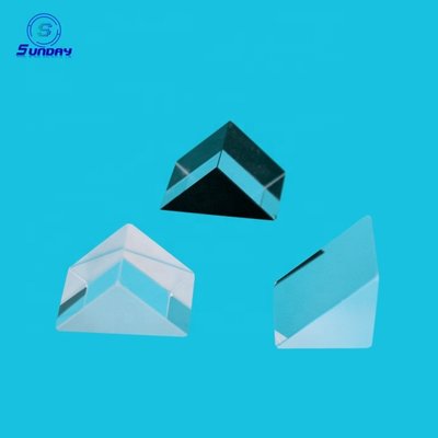 BK7, UV Fused Silica,Sapphire, ZnSe,Caf2,Si,Ge, 0.5mm To 300mm Equilateral Triangular Prism FOR Spectrum  Analysis. supplier