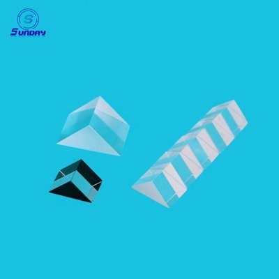 BK7, UV Fused Silica,Sapphire, ZnSe,Caf2,Si,Ge, 0.5mm To 300mm Equilateral Triangular Prism FOR Spectrum  Analysis. supplier