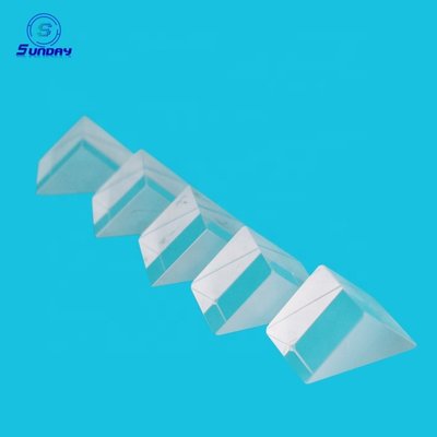 BK7, UV Fused Silica,Sapphire, ZnSe,Caf2,Si,Ge, 0.5mm To 300mm Equilateral Triangular Prism FOR Spectrum  Analysis. supplier