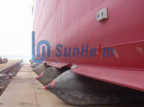 Inflatable ship launching airbag,airbag for maritime projects