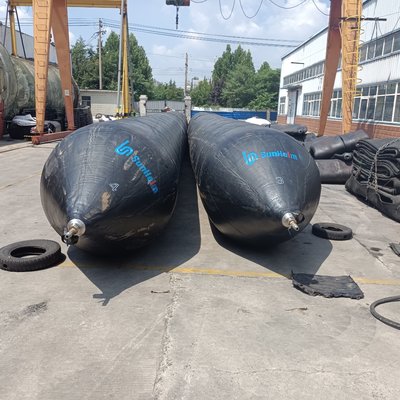 Inflatable ship launching airbag, heavy lifting airbags