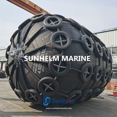 STS inflatable Yokohama rubber fenders 4.5m*6.5m Biggest Diameter in China