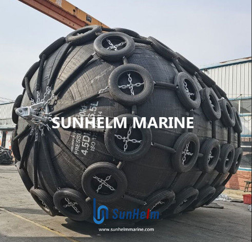 3.3m*6.5m Primary Fender for STS inflatable Yokohama rubber fenders