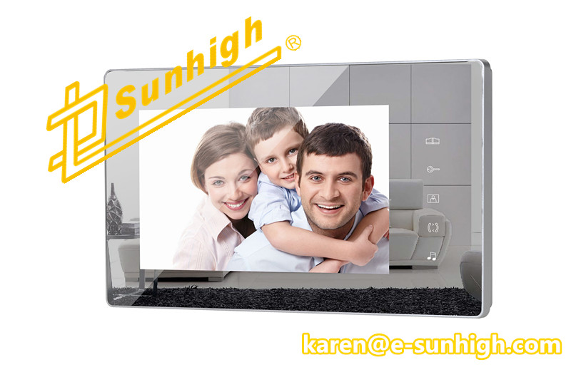 7" screen Mirror Surface Video Door Phone