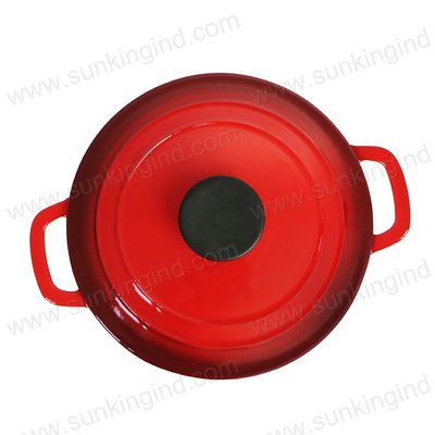 enamel cast iron cookware round pot Diameter 20cm red/blue/green/orange color