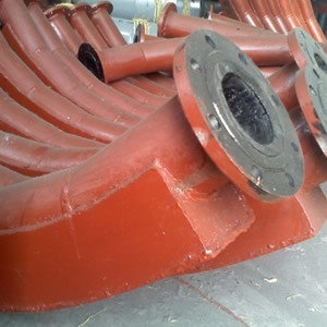 Ceramic lined pipe