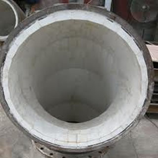Ceramic Tile Lined Steel Pipes