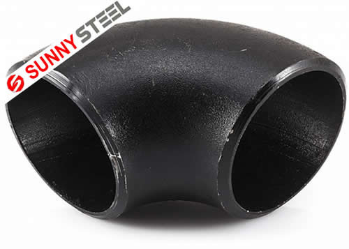 Short radius pipe elbows
