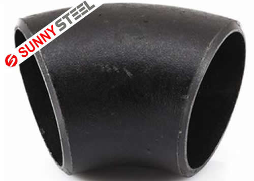 Short radius pipe elbows