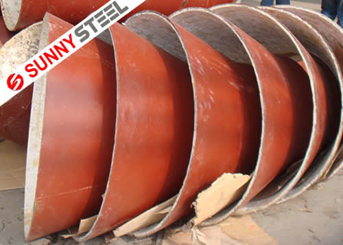 Ceramic Tile lined pipe reducer
