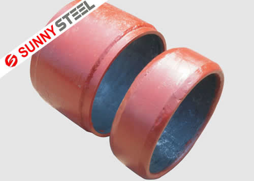 Ceramic Lined Reducer Pipe with flange
