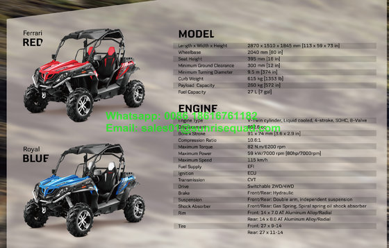 CFMOTO 800CC 4X4 ATV BUGGY