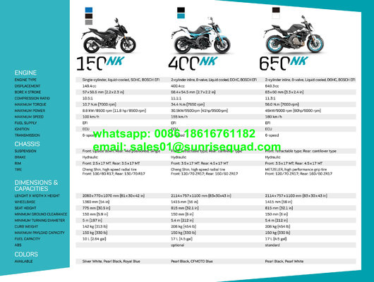 CFmoto 650cc racing motorcycle