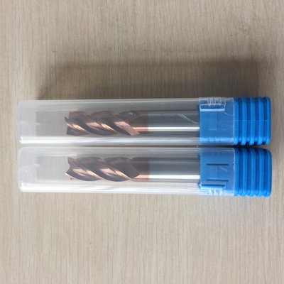 Carbide Square End Mill HRC55 grade 2/4 flute D0.5mm to D20mm Golden coating Standard size Good quality with large stock