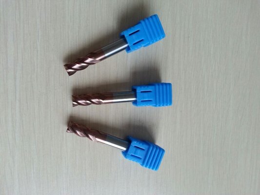 Carbide Square End Mill HRC55 grade 2/4 flute D0.5mm to D20mm Golden coating Standard size Good quality with large stock