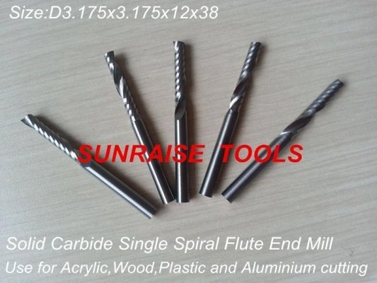 Single Flute End Mill D3.175mm
