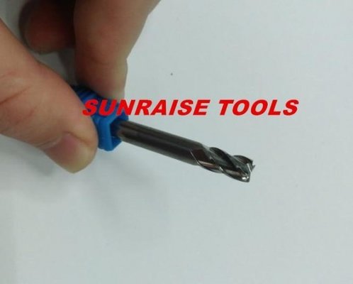 Metal Ceramic Square End Mill 4F