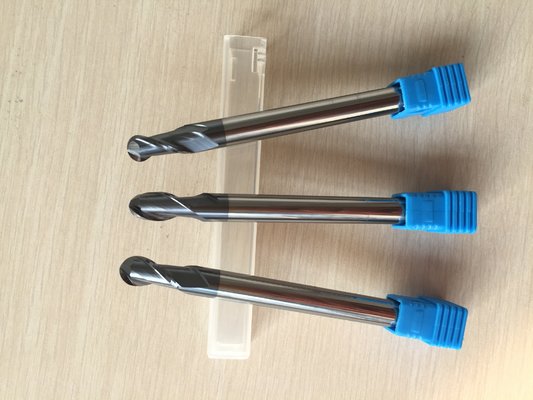 Carbide Ball Nose End Mill HRC45 2 flutes with black color coating