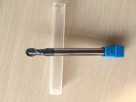 Carbide Ball Nose End Mill HRC45 2 flutes with black color coating longer size