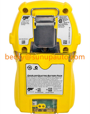 Honeywell GasAlertQuattro 3-Gas Detectors QT-XW0M-A-Y-NA % LEL O2 CO Alkaline Version Yellow Housing