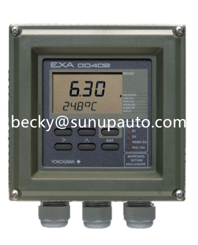 Yokogawa Liquid Analyzers DO402 Dissolved Oxygen Analyzer Converter with 4-Wire Converter LCD Display