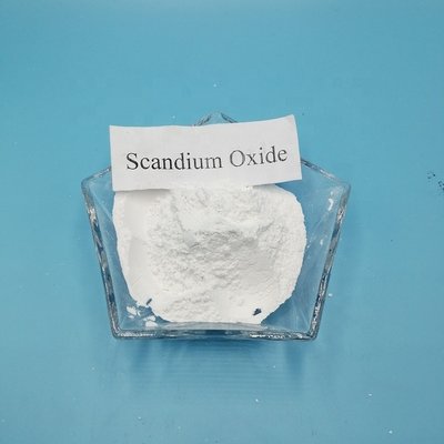 Industry 99.99% High Density Scandium Oxide Sc2o3 Scandium Sesquioxide For Sputtering Ceramic Target