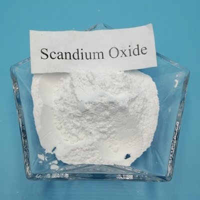 Industry 99.99% High Density Scandium Oxide Sc2o3 Scandium Sesquioxide For Sputtering Ceramic Target